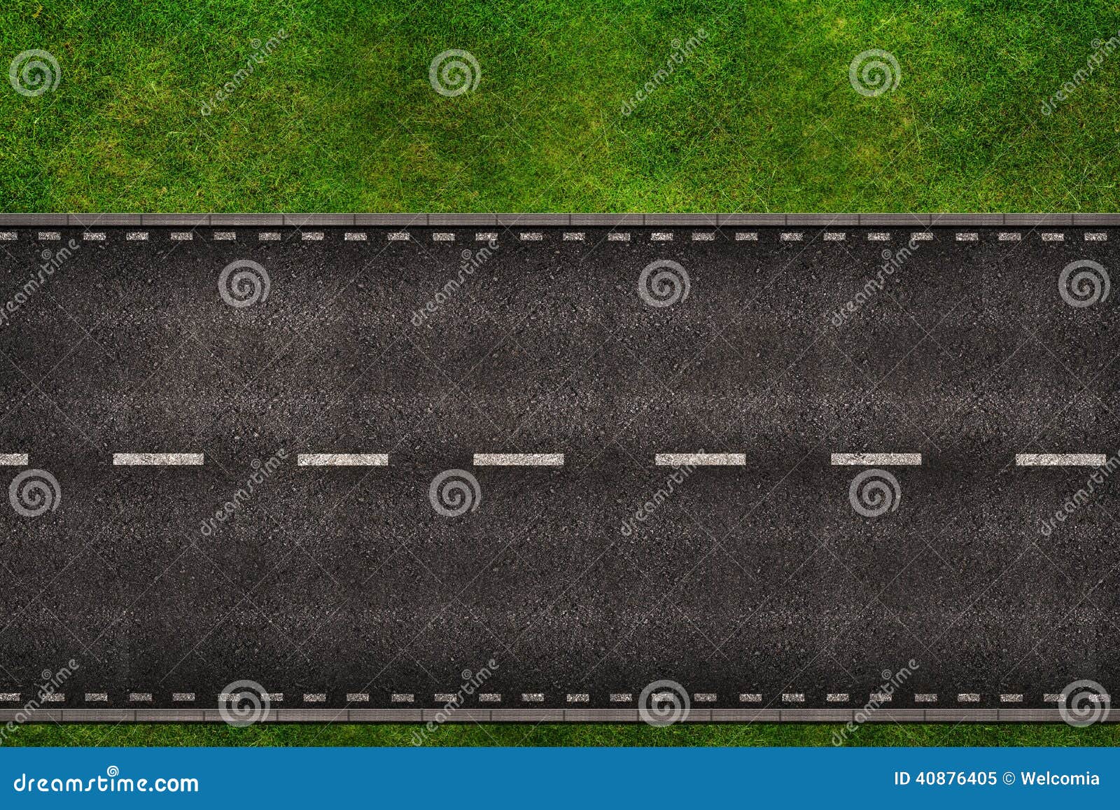 Road from Above Illustration Stock Illustration - Illustration of ...