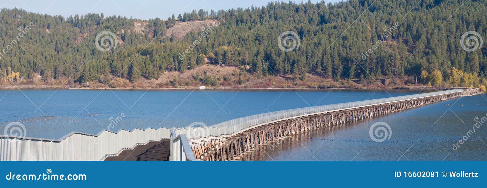 Road across the river stock image. Image of water, america - 16602081