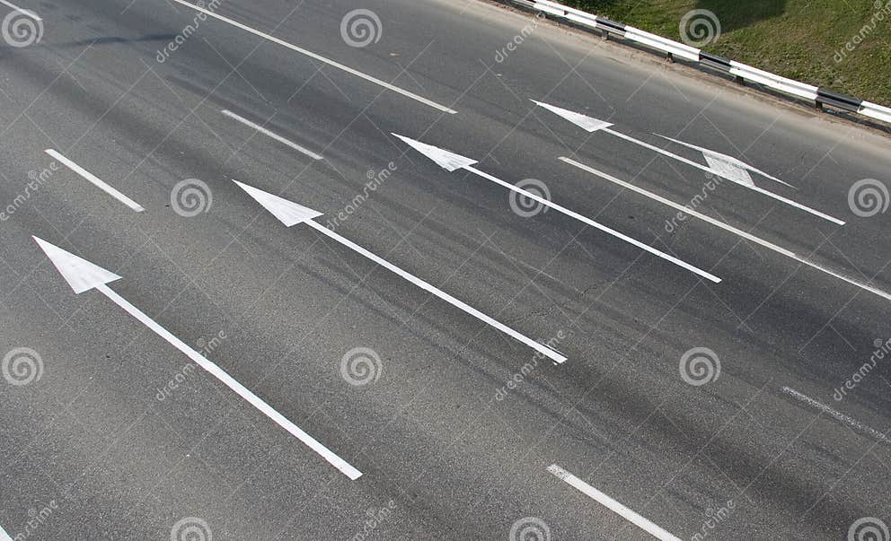 Road arrows 1 stock photo. Image of roadway, directed - 6034348