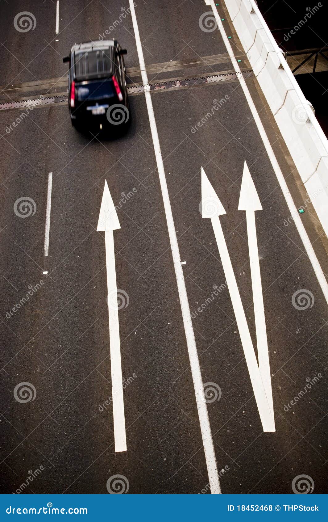 Road Arrows stock photo. Image of escape, highway, road - 18452468