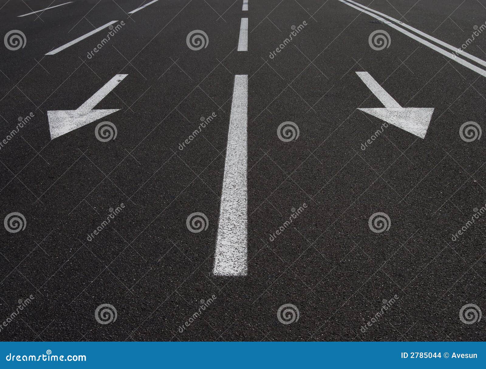 Road arrows stock photo. Image of drive, vehicle, transport - 2785044