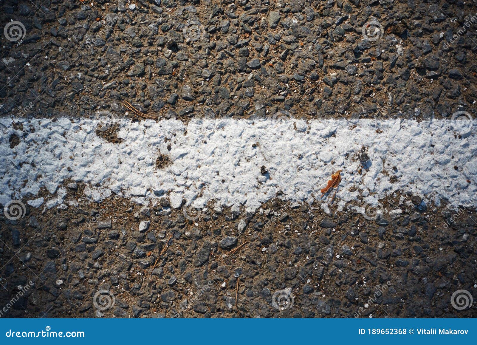 The Road with Asphalt Coating and Line Markings Stock Photo - Image of ...