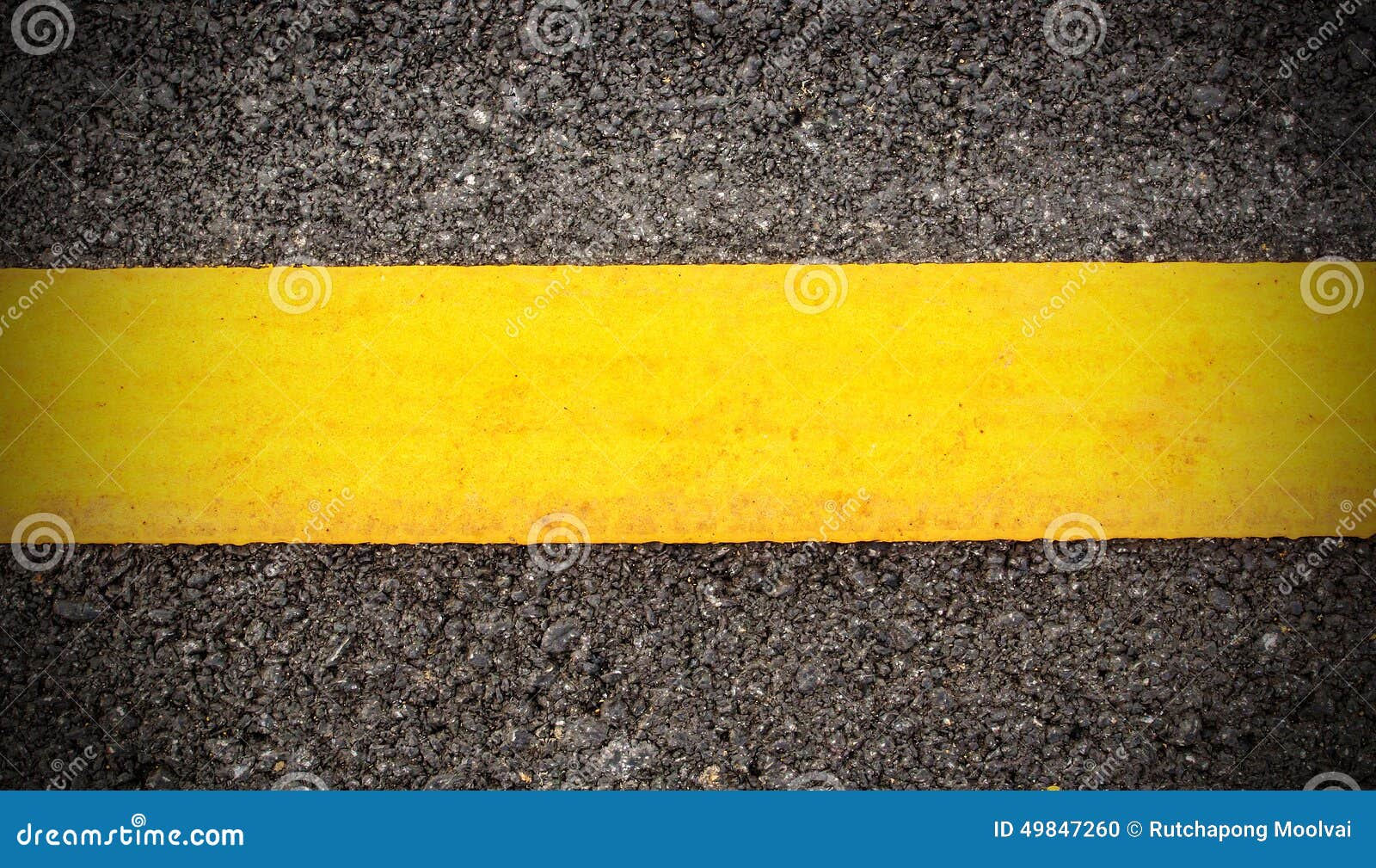Road Asphalt Texture and Background with Yellow Line Stock Photo ...
