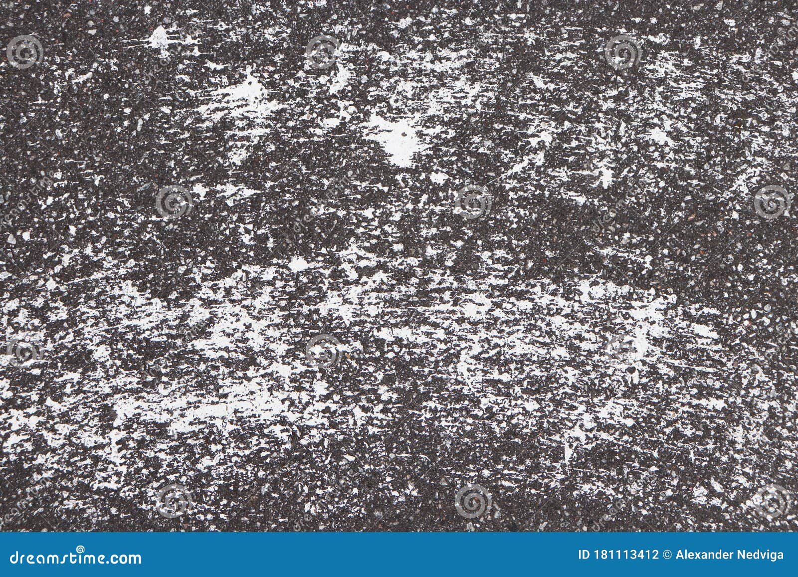 Road Asphalt Texture. Bitumen Structure with White Paint Stock Photo ...
