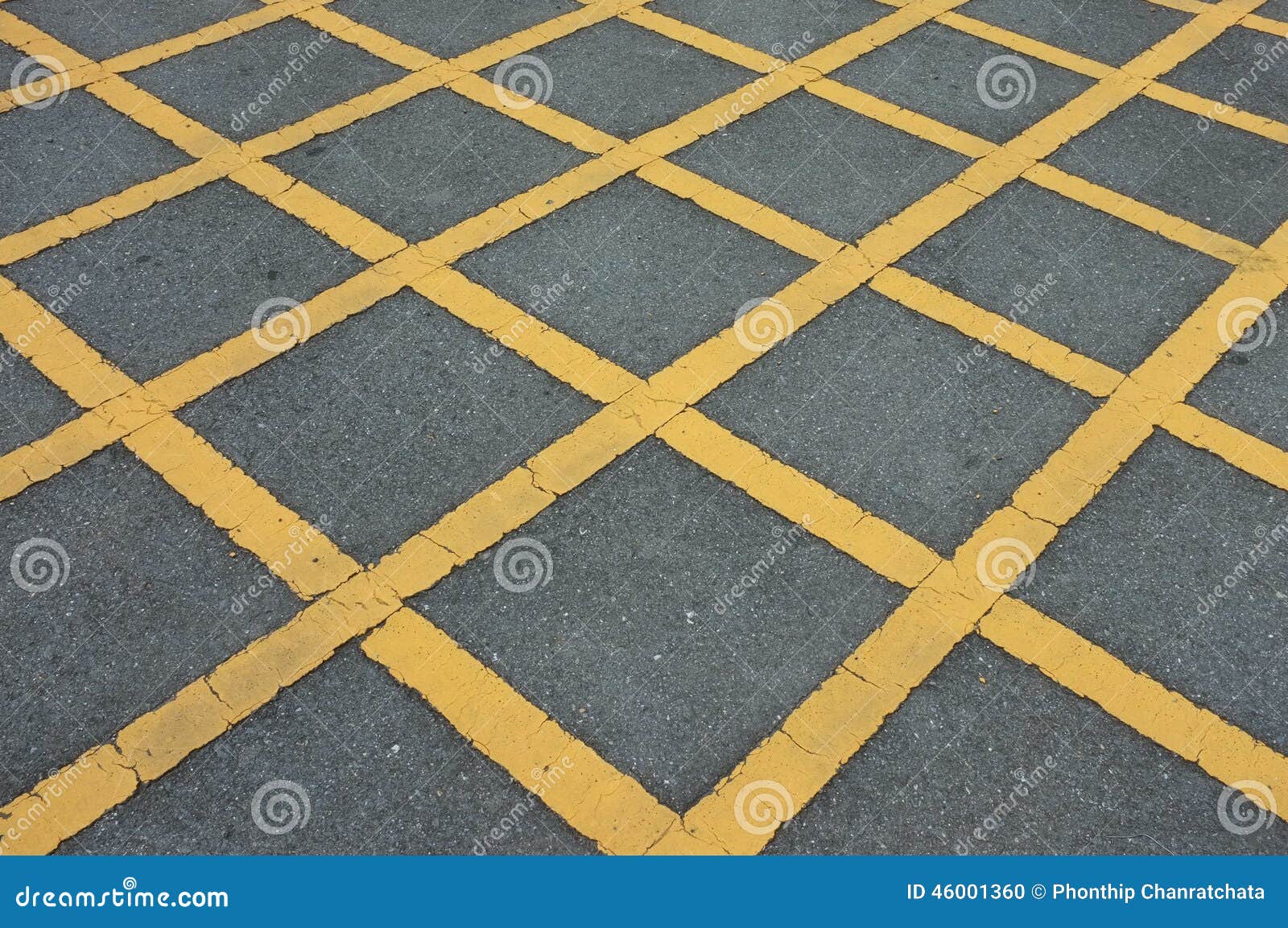Road Asphalt Texture with Lines Yellow Pattern Stock Photo - Image of ...