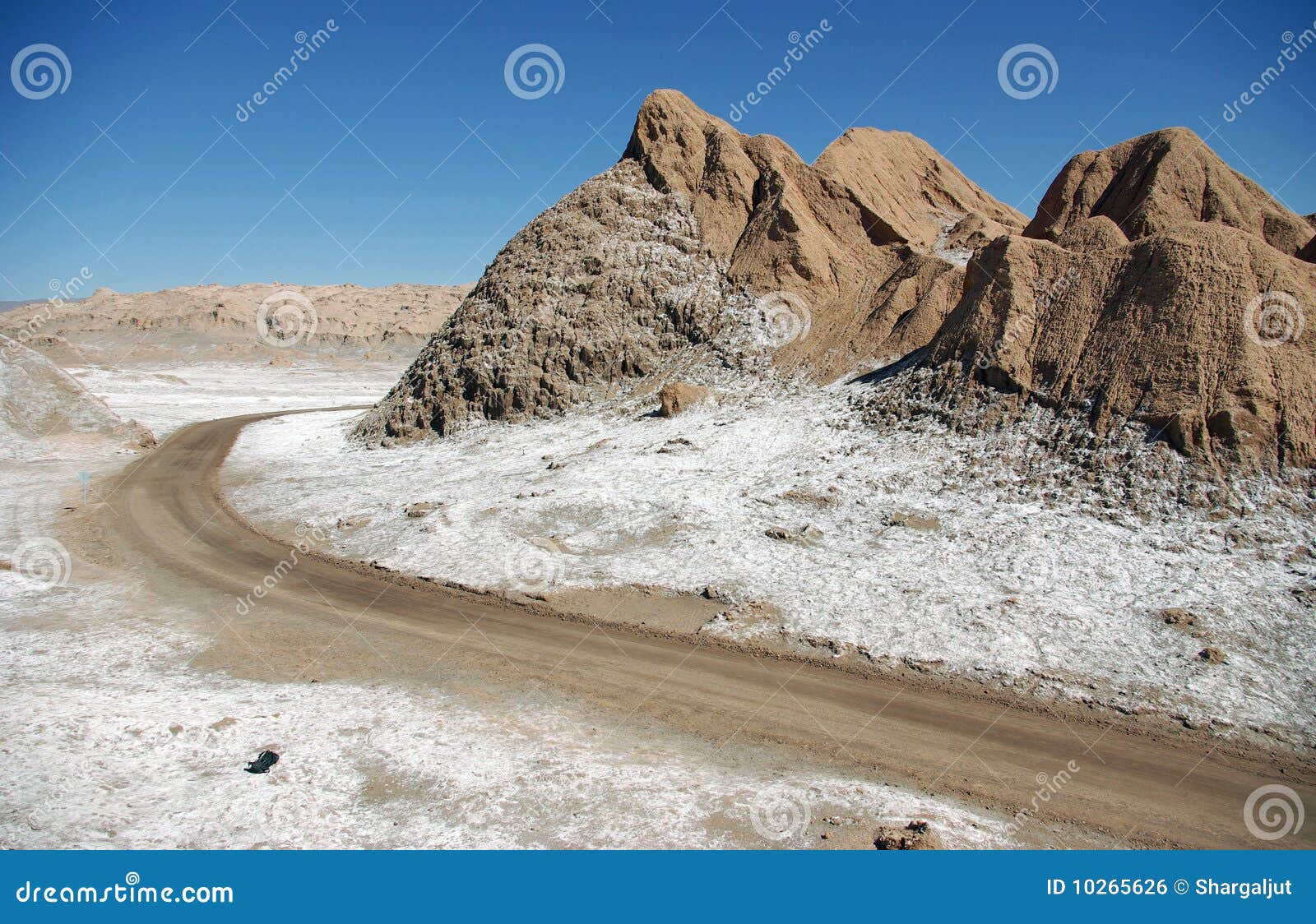 Road in the Atacama Desert stock photo. Image of travel - 10265626