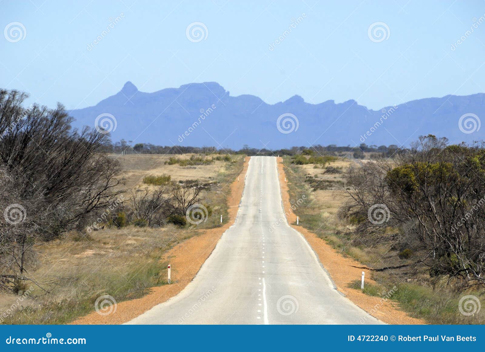 Road in Australia stock photo. Image of flat, destination - 4722240