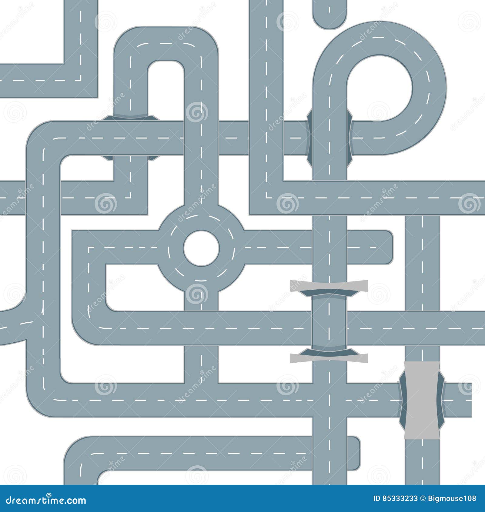 Road Background Pattern. Vector Stock Vector - Illustration of ...