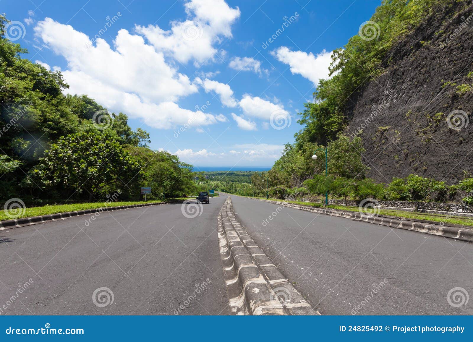 Road in Bali stock photo. Image of tree, passage, tropics - 24825492