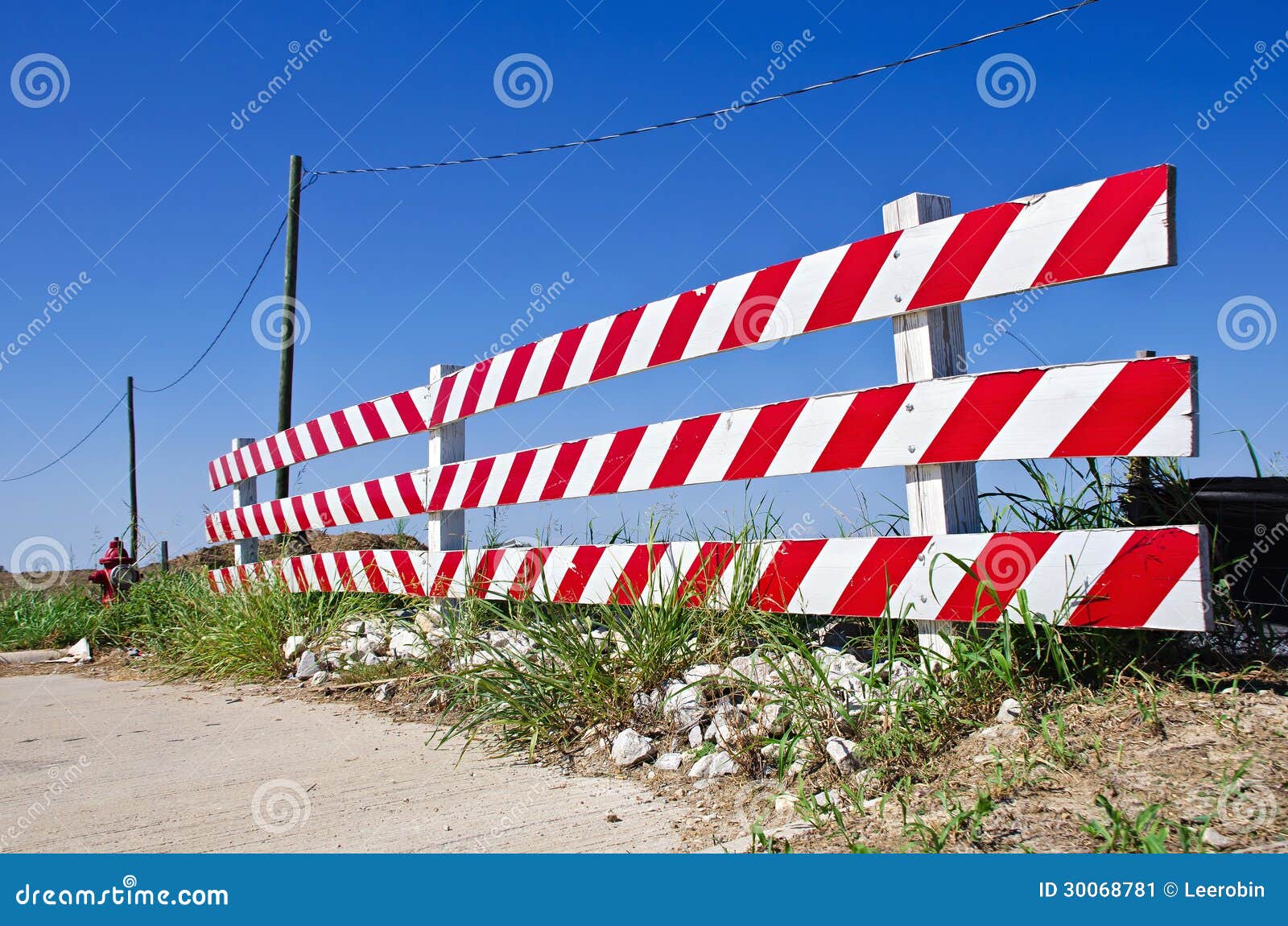 Road barrier stock image. Image of safety, barrier, closed - 30068781