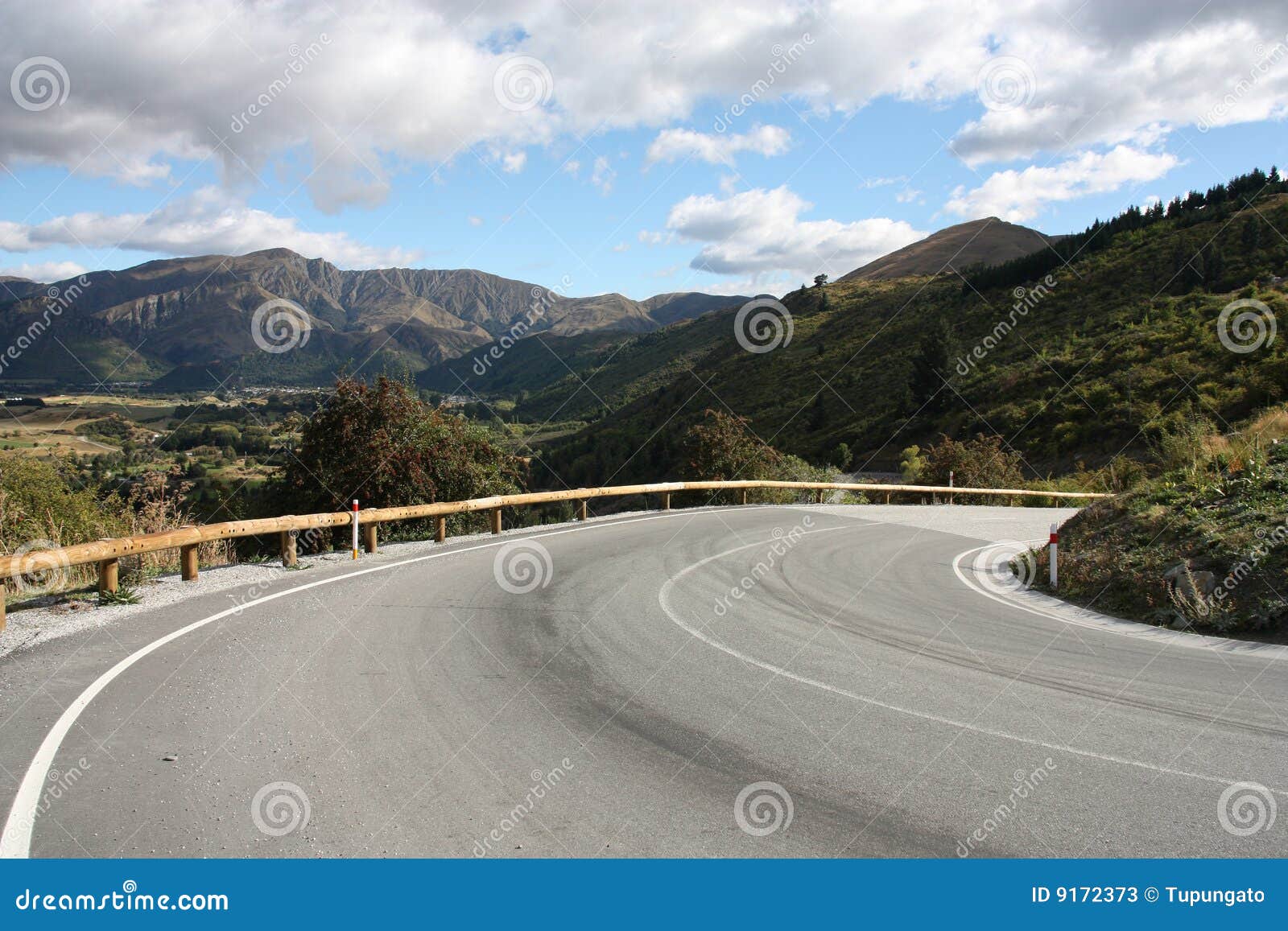 Road bend stock image. Image of south, summer, australasia - 9172373