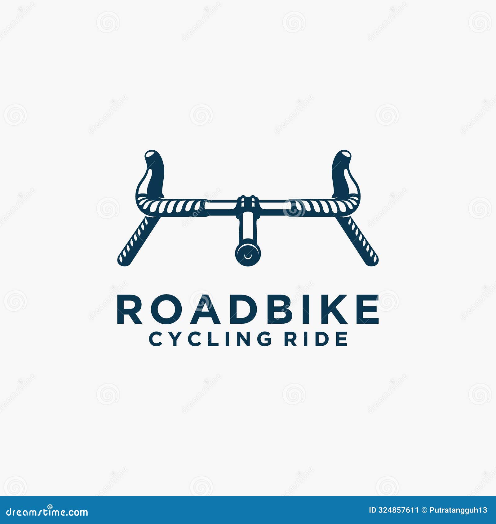 Road bike logo design stock vector. Illustration of biking - 324857611