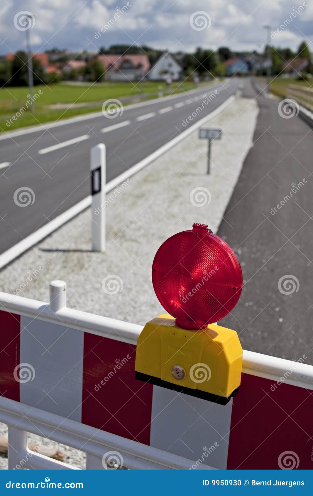 Road block stock photo. Image of blocked, light, traffic - 9950930