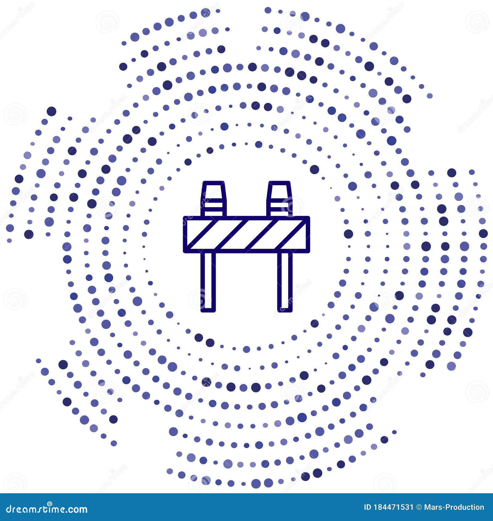 Road Block Vector Icon. Road Block Editable Stroke. Road Block Linear ...