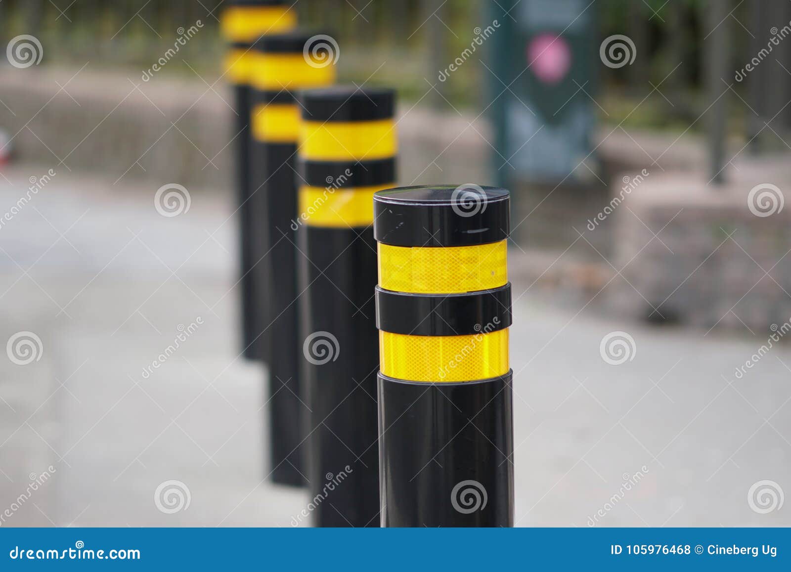 Road blocker stock photo. Image of path, steel, road - 105976468