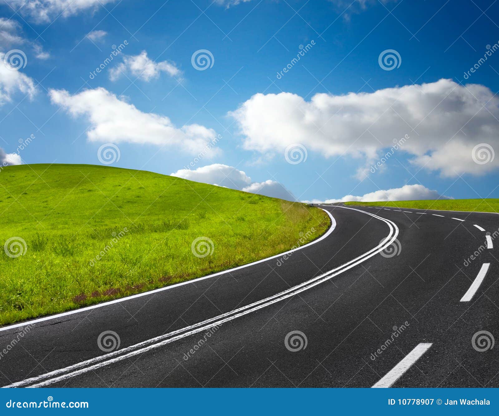 Road and blue sky stock image. Image of europe, background - 10778907