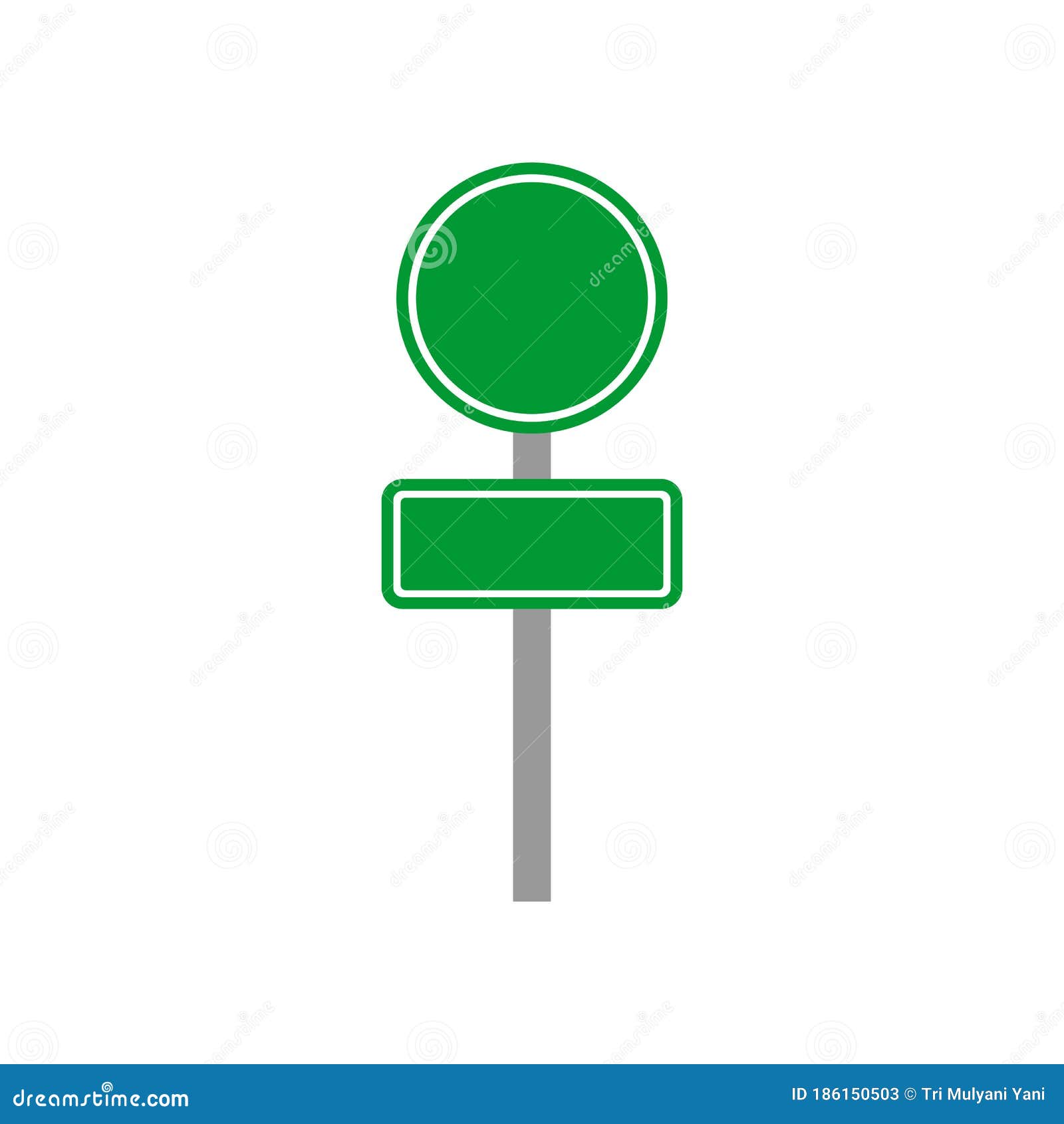 Road Board Sign Icon Vector Design Symbol Stock Vector - Illustration ...