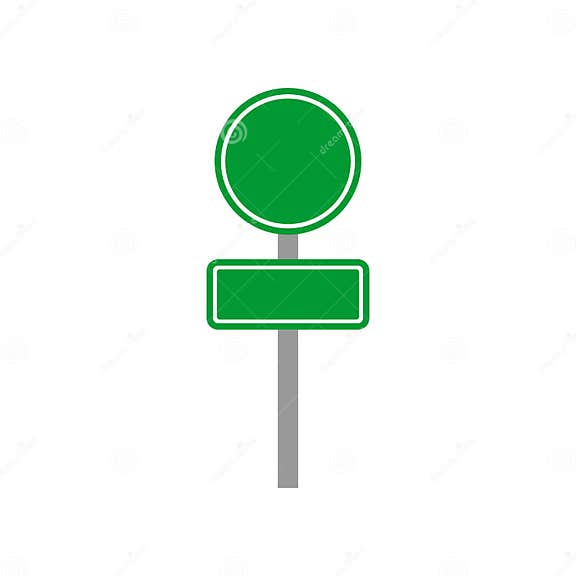 Road Board Sign Icon Vector Design Symbol Stock Vector - Illustration ...