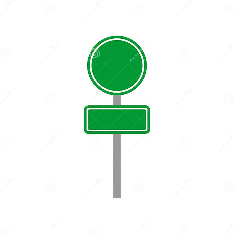 Road Board Sign Icon Vector Design Symbol Stock Vector - Illustration ...