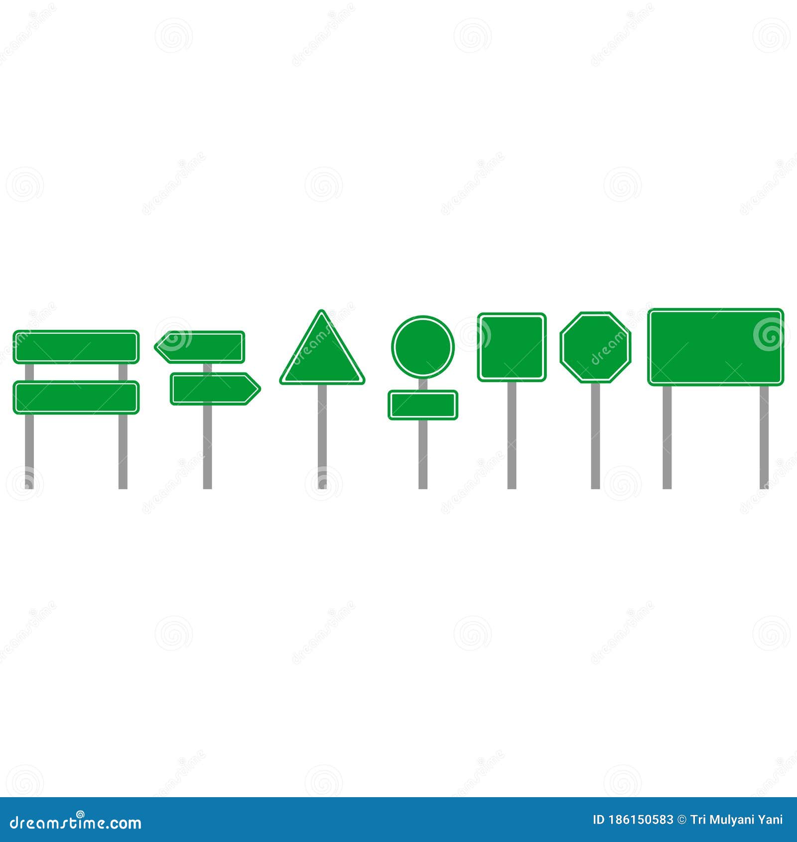 Road Board Sign Icon Vector Design Symbol Stock Vector - Illustration ...