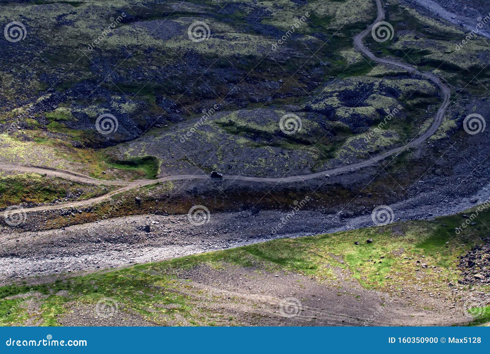 Road on the Bottom of a Mountain Stock Photo - Image of gorge, glen ...