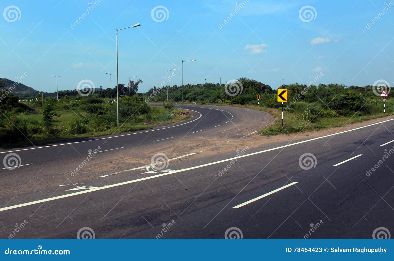 Road branch stock image. Image of perspective, lane, signs - 78464423