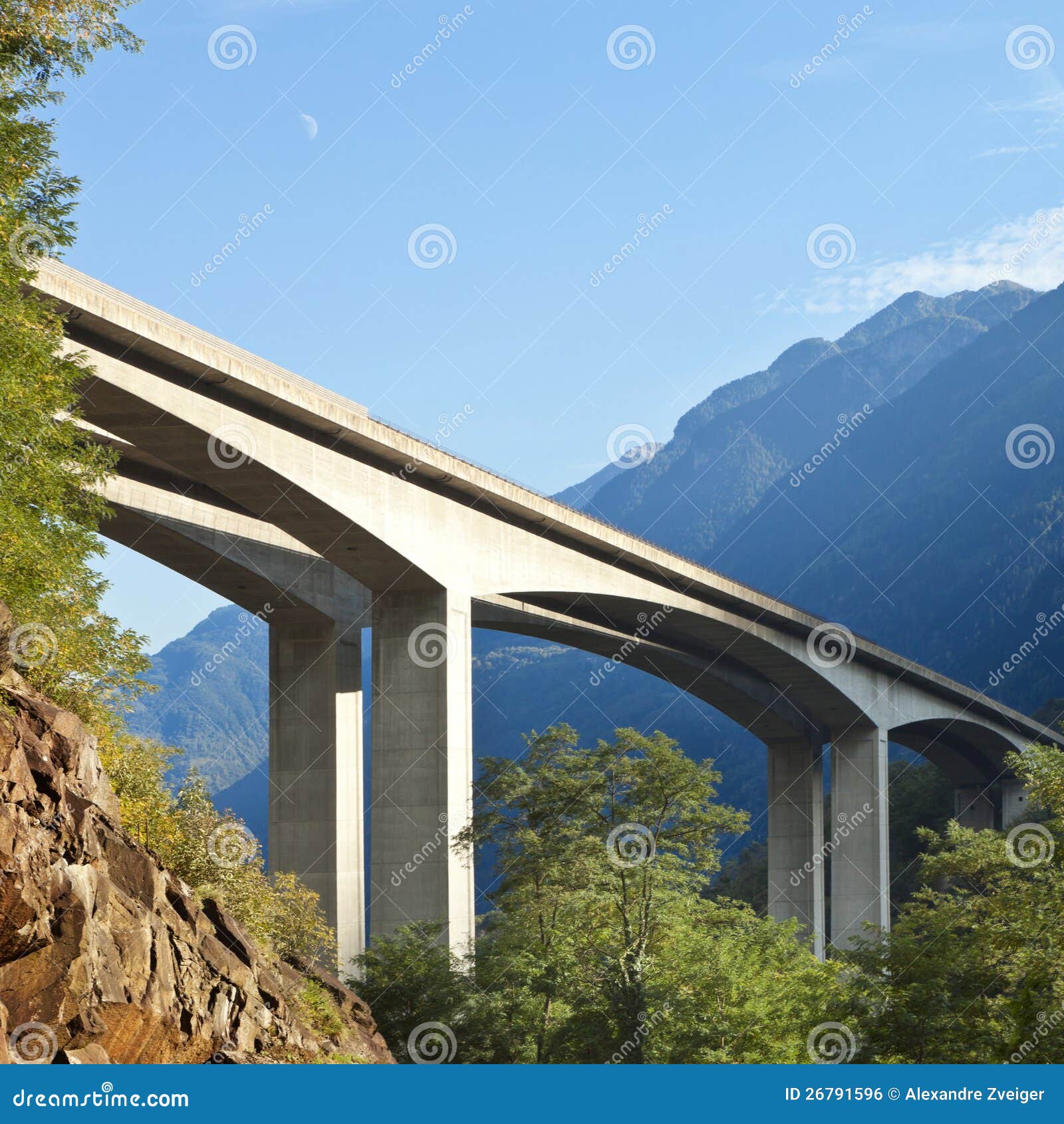 Road bridge stock photo. Image of woods, travel, construction - 26791596