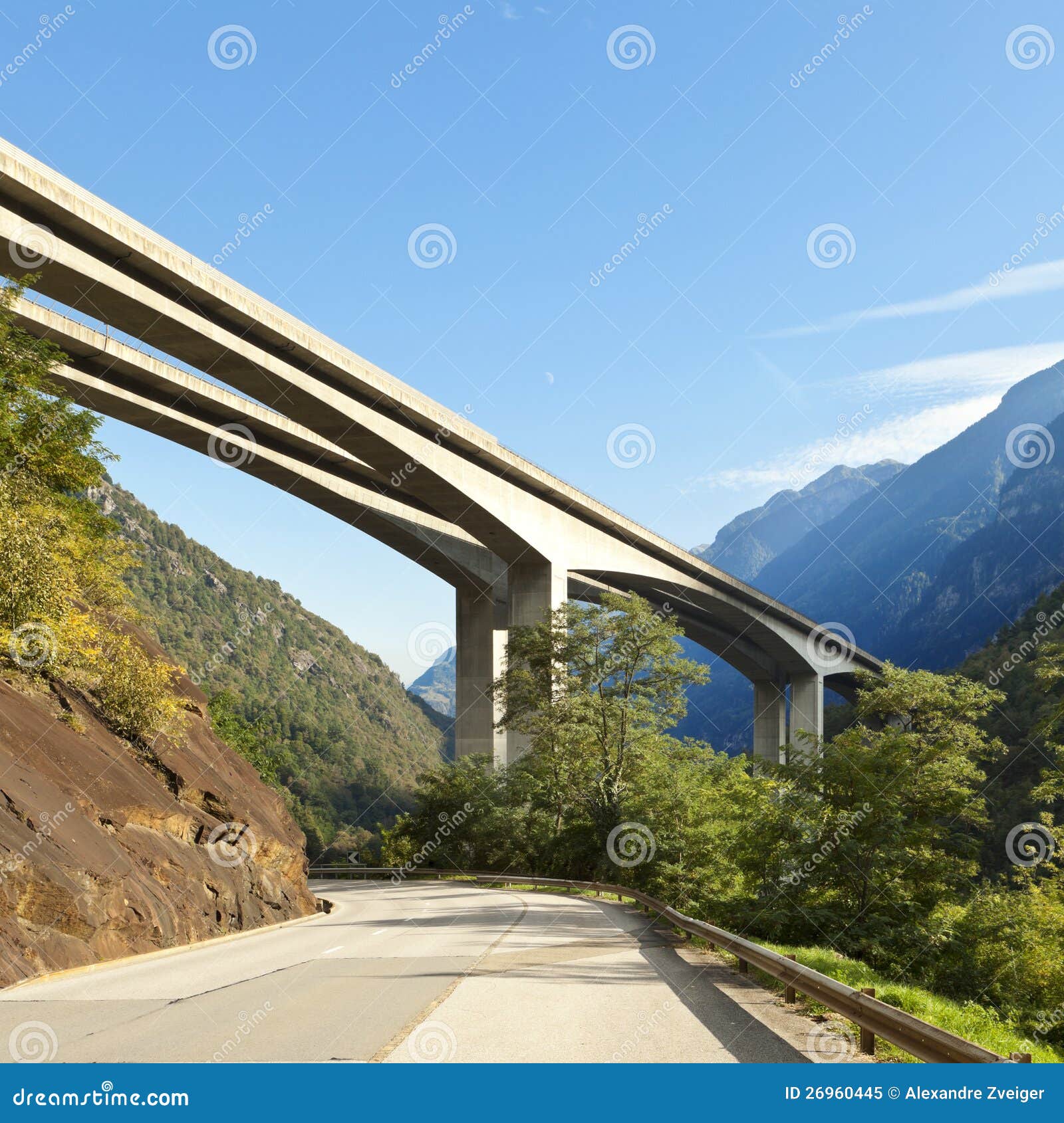 Road bridge stock image. Image of travel, drive, road - 26960445