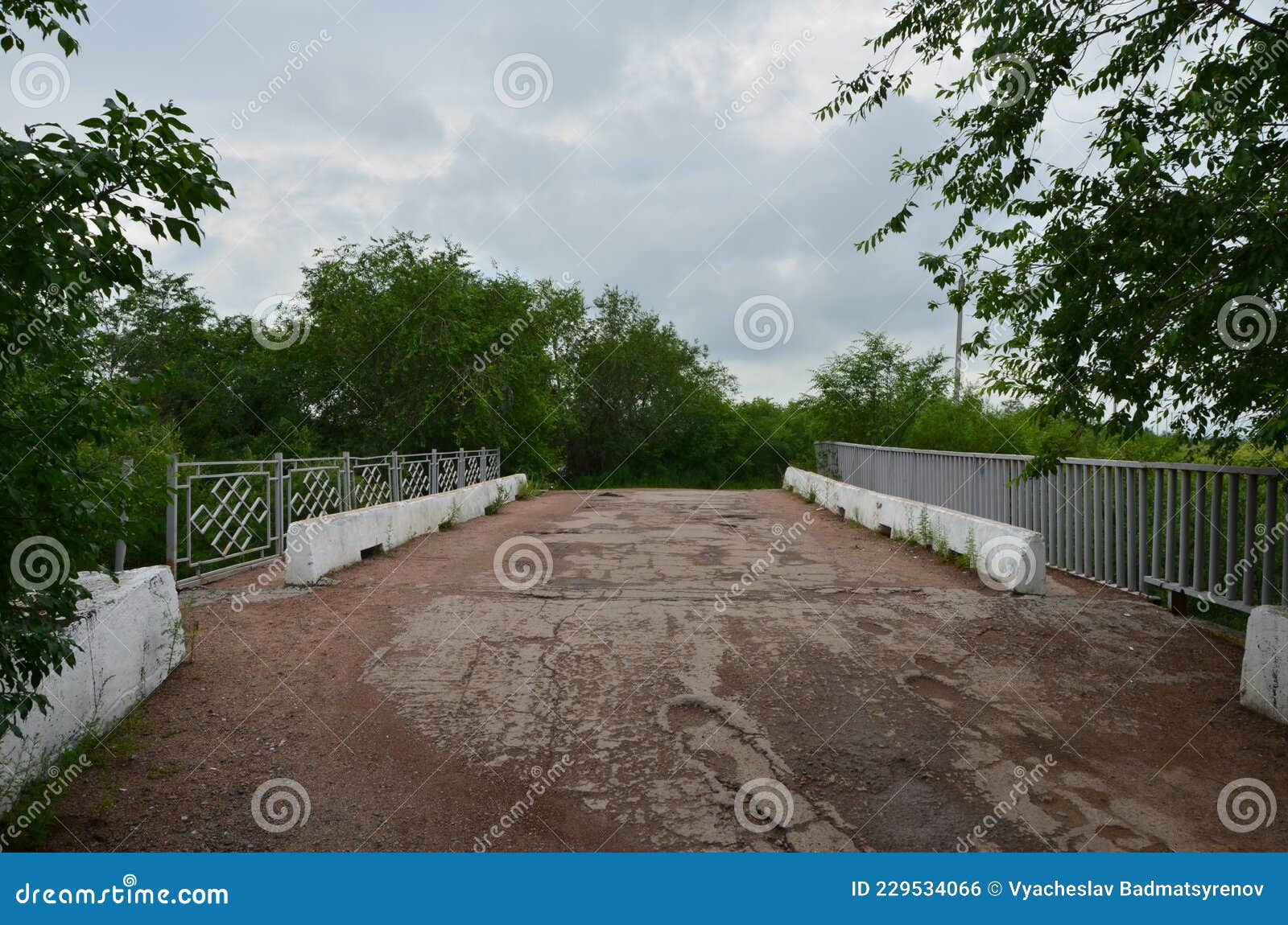 A road with bridge stock photo. Image of park, heaven - 229534066