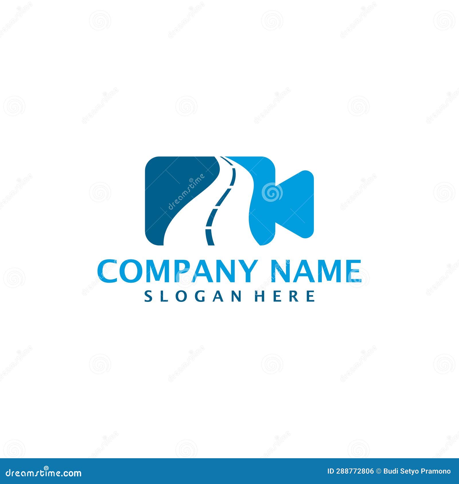 Road Camera Logo Design Vector. Camera with Road Logo Design Template ...