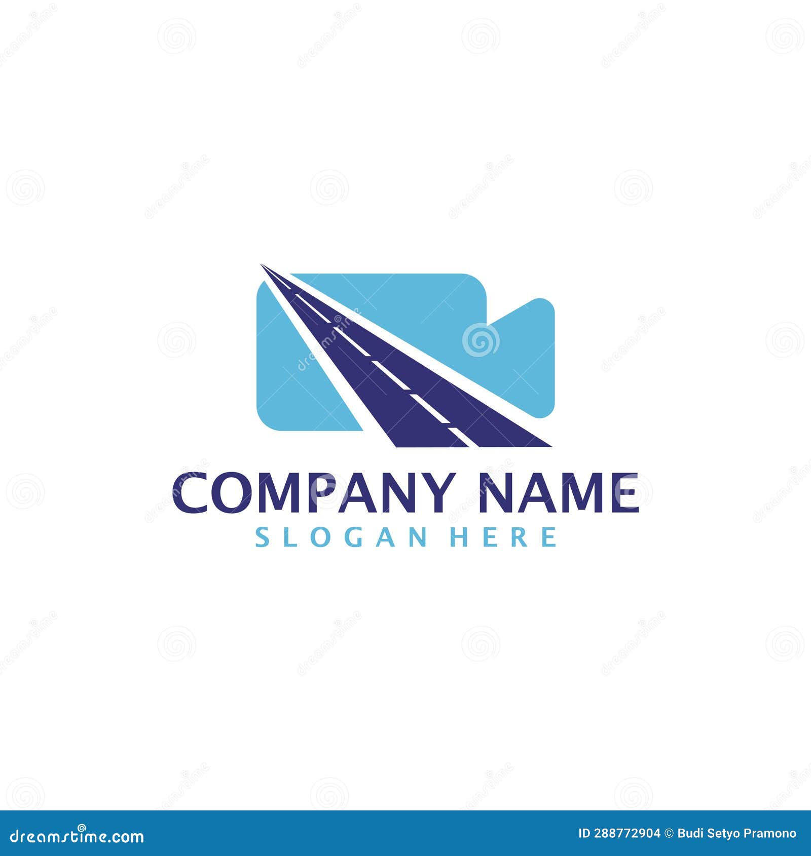Road Camera Logo Design Vector. Camera with Road Logo Design Template ...