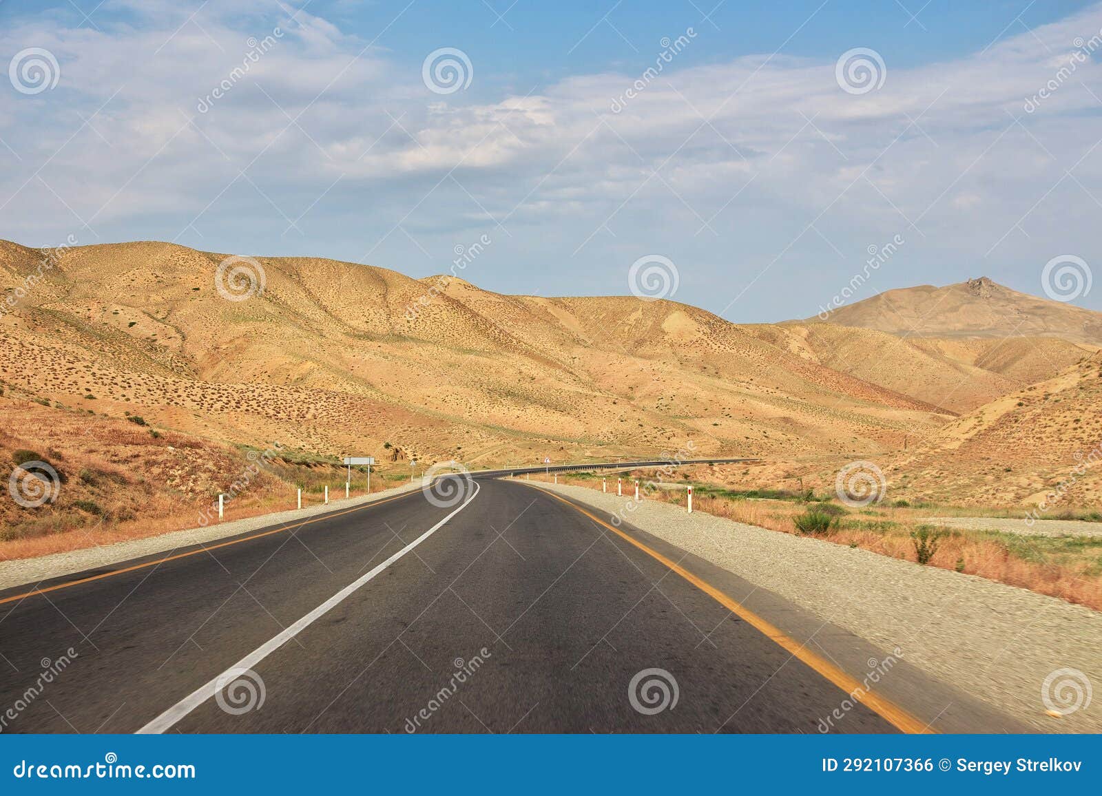 The Road in Caucasian Mountains, Azerbaijan Stock Photo - Image of road ...