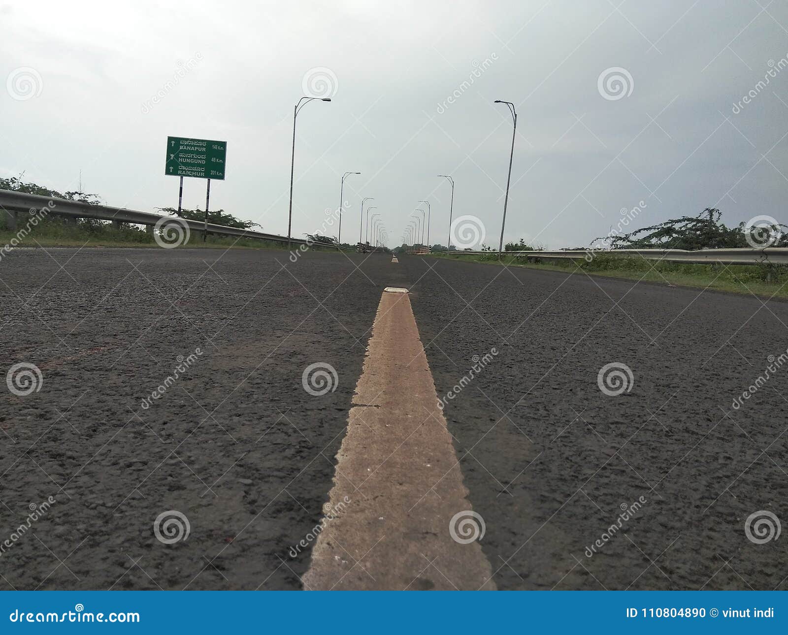 Road stock photo. Image of center, water, road, back - 110804890