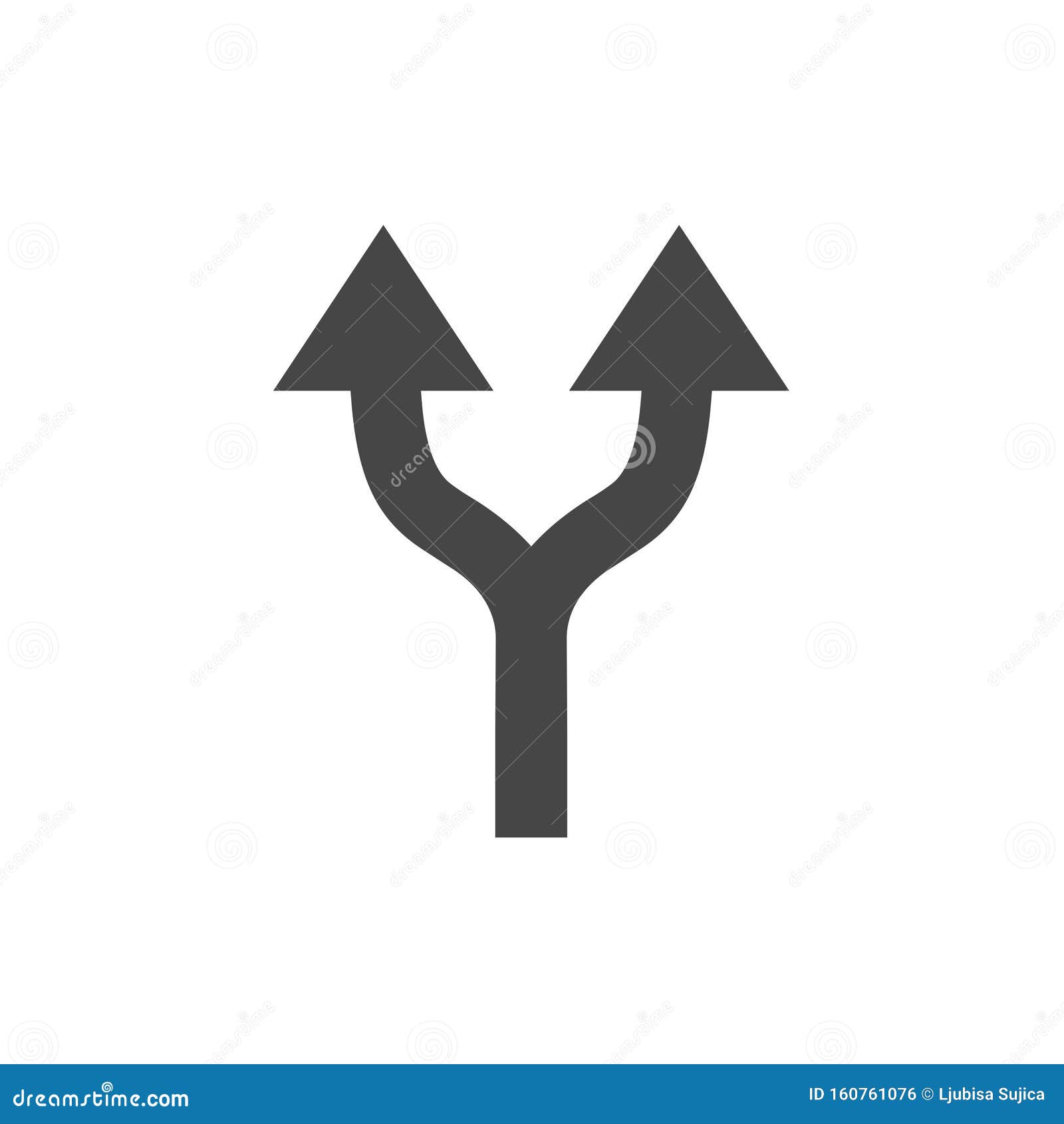 Choice / Arrows / 3 Ways / Variety Icon Cartoon Vector | CartoonDealer ...