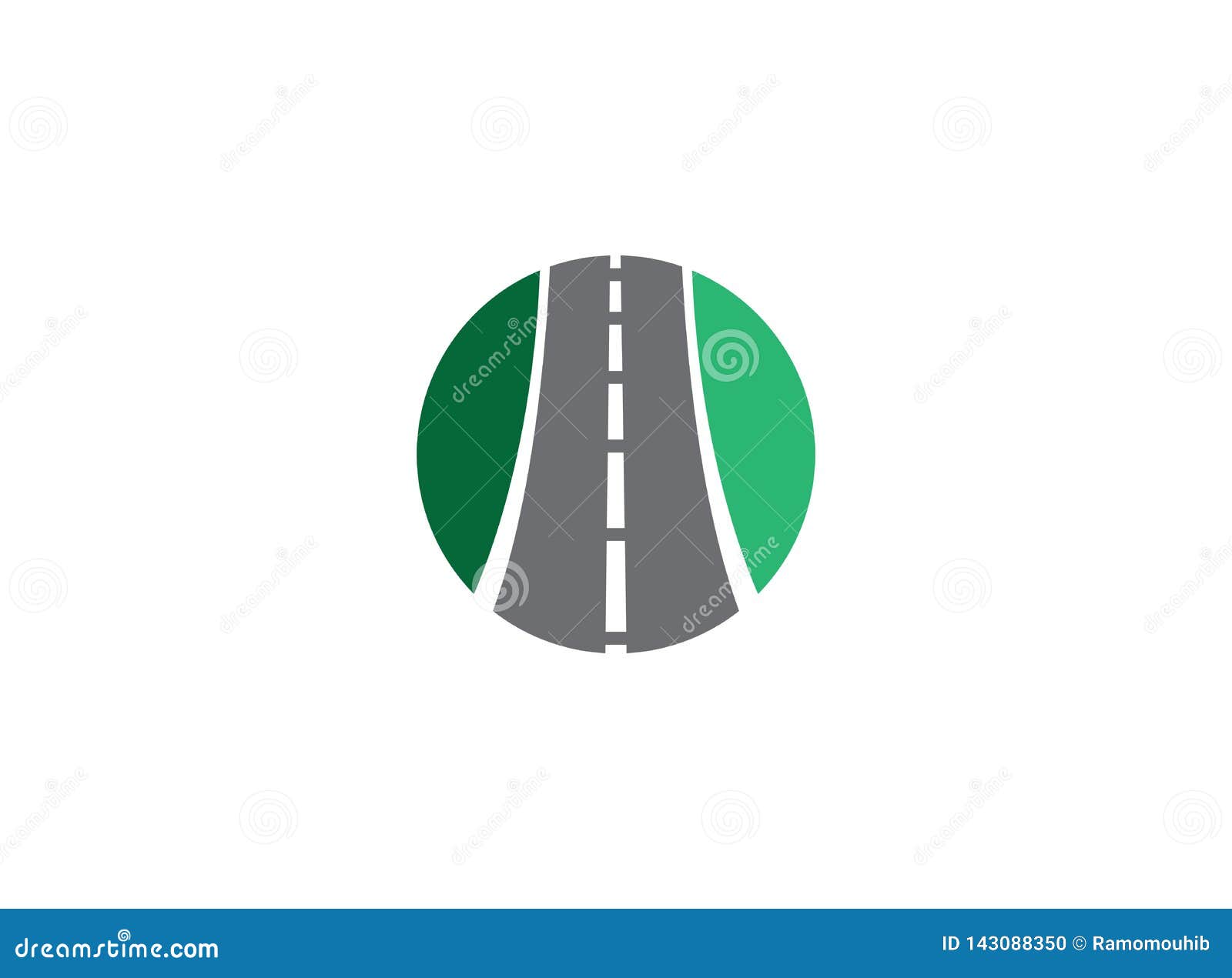 Road Circle Colored Icon. Element Of Road Signs And Junctions Icon For ...