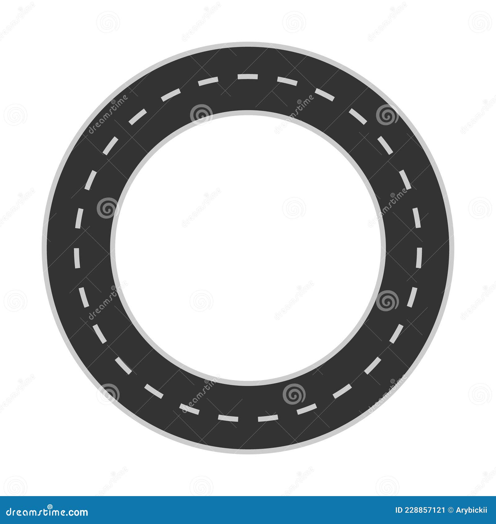 Road Circle Colored Icon. Element Of Road Signs And Junctions Icon For ...