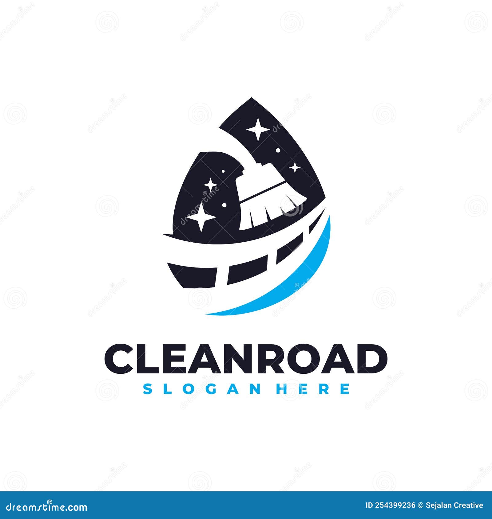 Road cleaning logo vector stock vector. Illustration of abstract ...