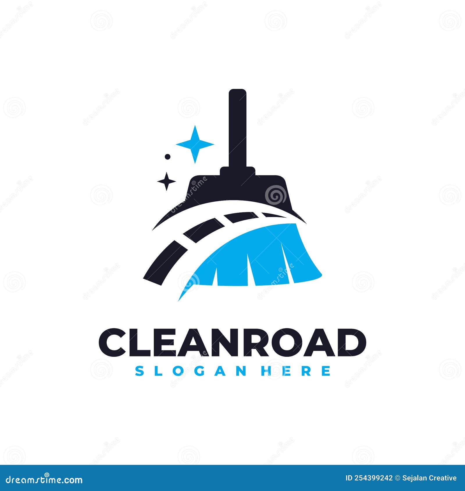 Road cleaning logo vector stock vector. Illustration of abstract ...