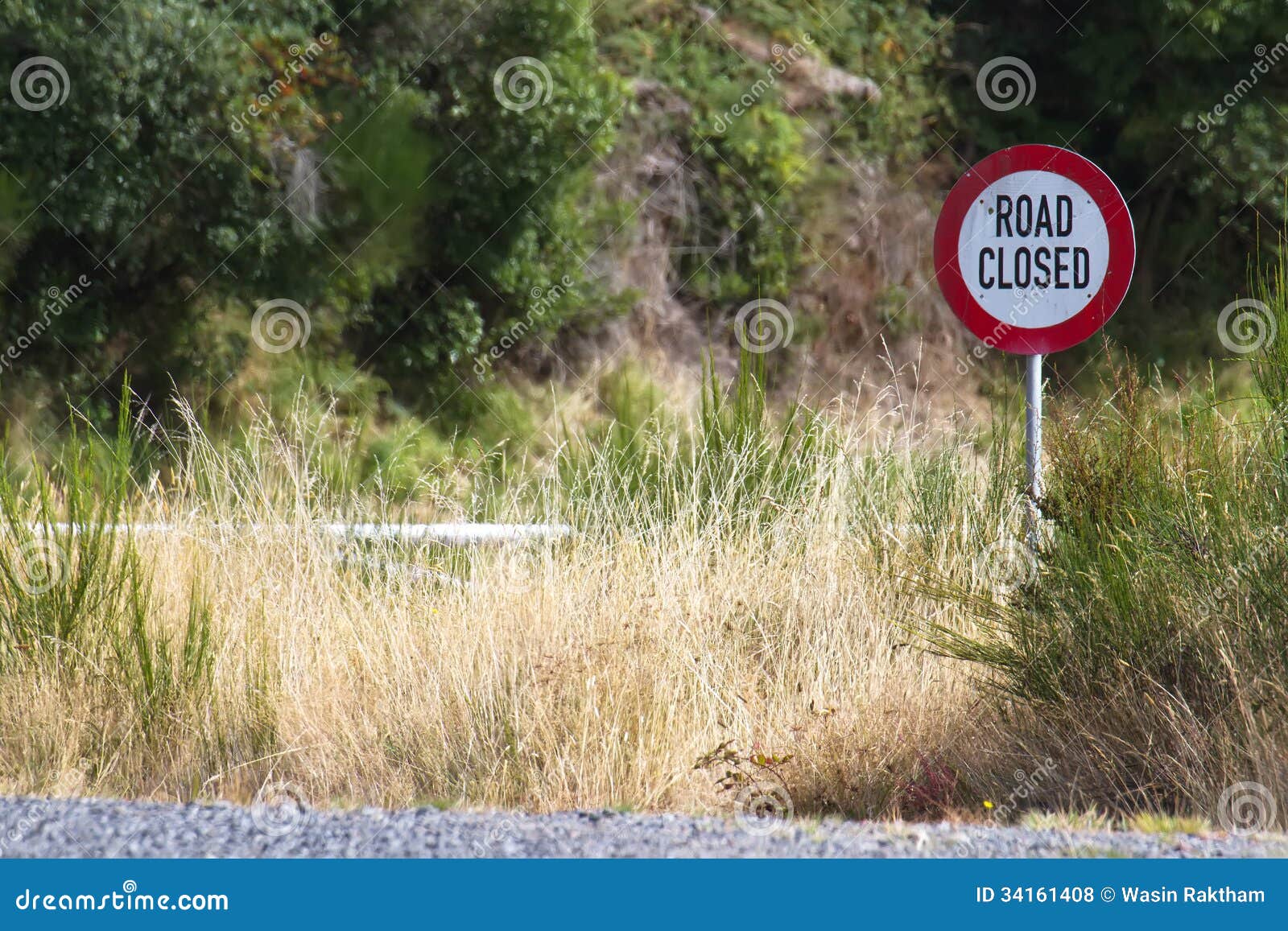 Road Close Traffic Sign stock photo. Image of turn, signs - 34161408
