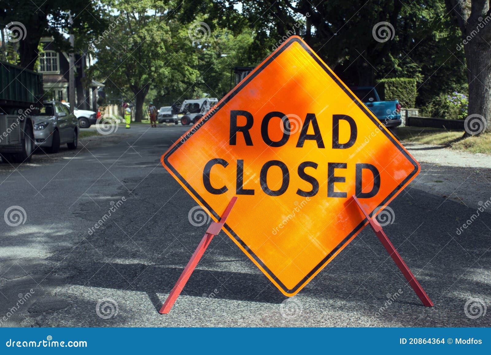 Road Closed stock photo. Image of replacement, closed - 20864364