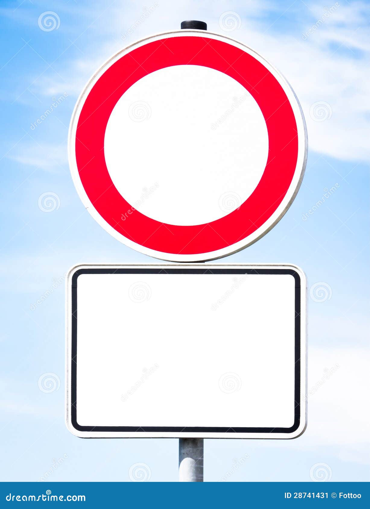 Road closed sign stock image. Image of thoroughfare, equipment - 28741431