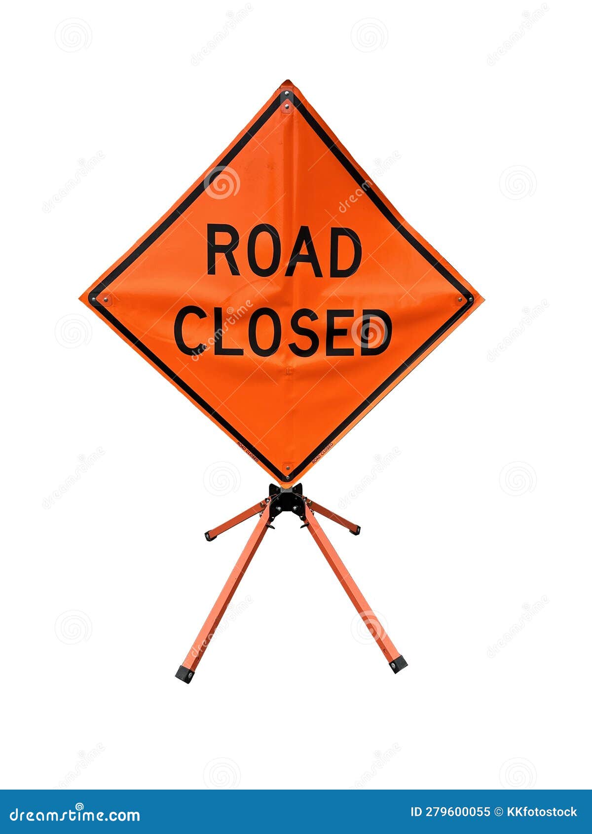 Road Closed Sign stock image. Image of boundary, people - 279600055