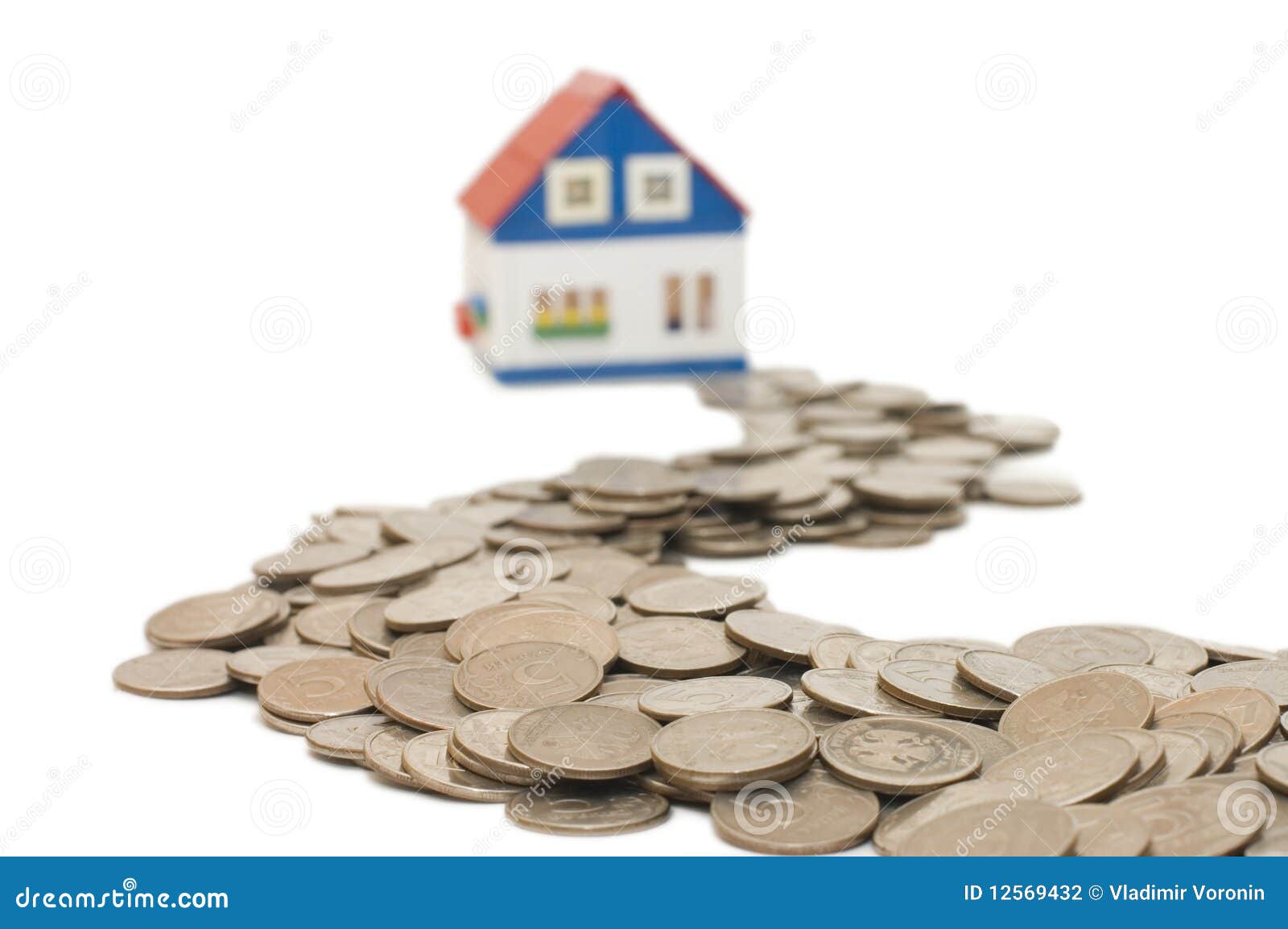 Road from coins stock photo. Image of coin, investment - 12569432