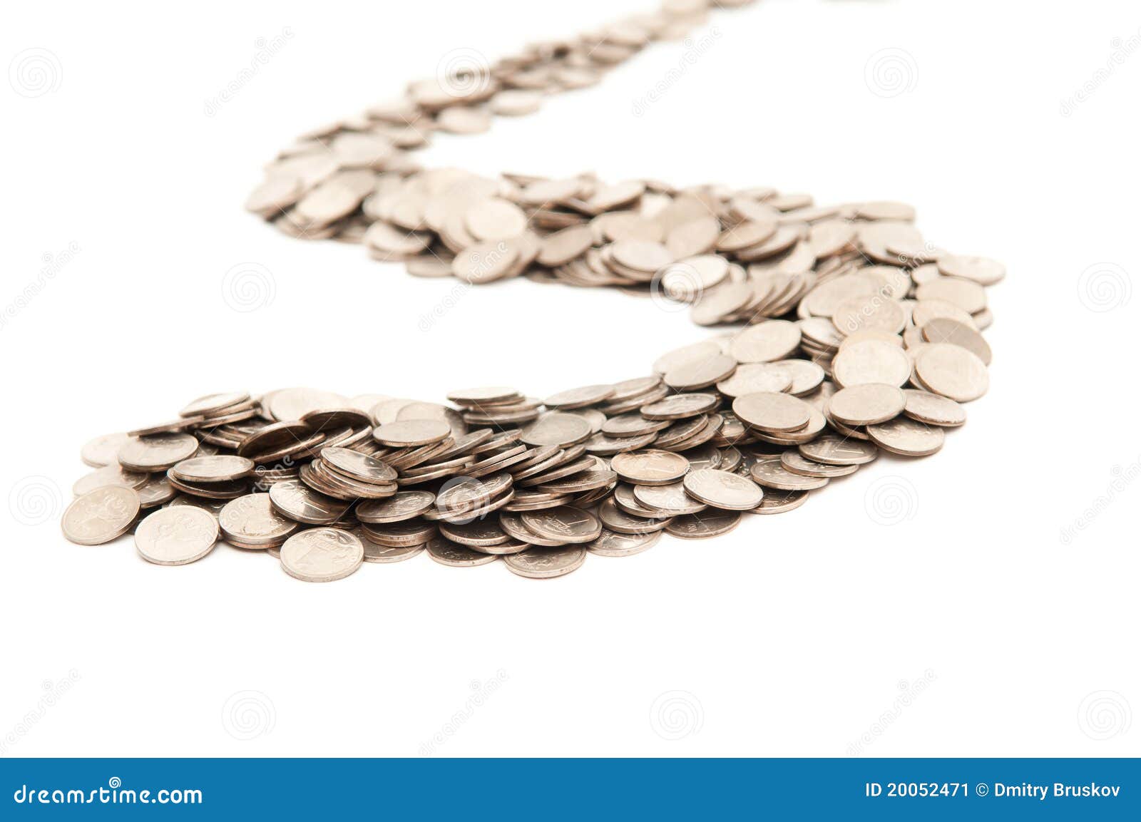 The road from coins stock image. Image of finance, market - 20052471