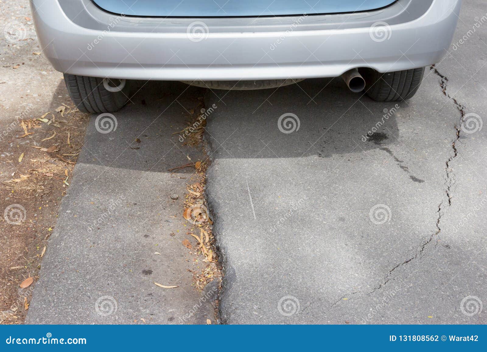 Pavement Subsidence Royalty-Free Stock Image | CartoonDealer.com #41029204
