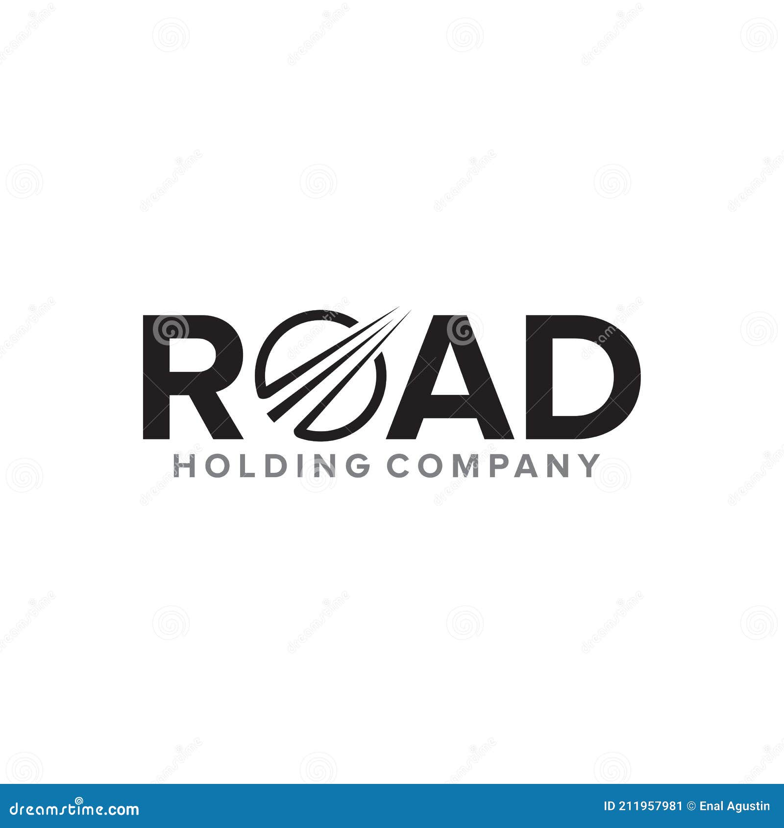 Road Company Logo Design Template Stock Vector - Illustration of ...