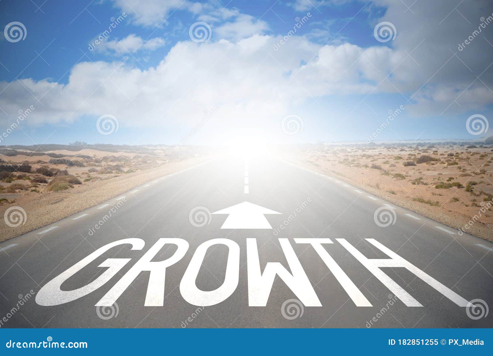 Highway/ Road Concept - Growth Stock Image - Image of blue, improvement ...
