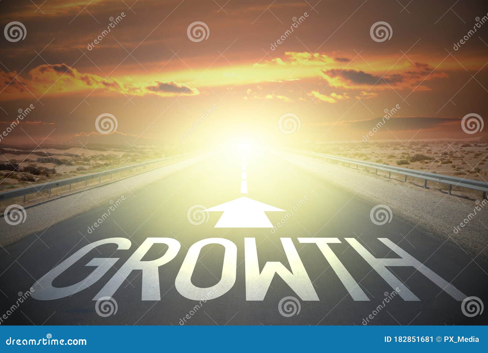 Road concept - growth stock illustration. Illustration of achievement ...