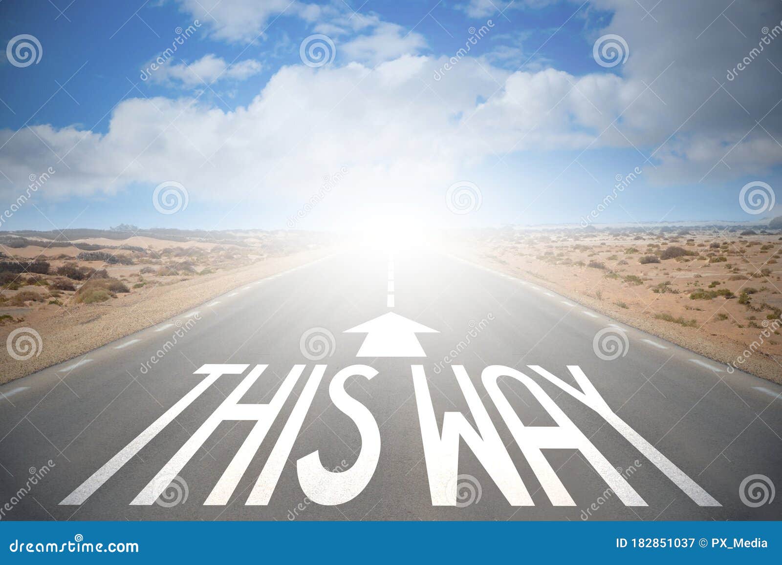 Highway/ Road Concept - this Way Stock Image - Image of concept, summer ...