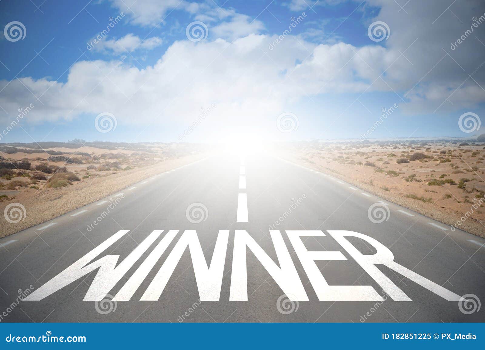 Highway/ Road Concept - Winner Stock Image - Image of sport, summer ...